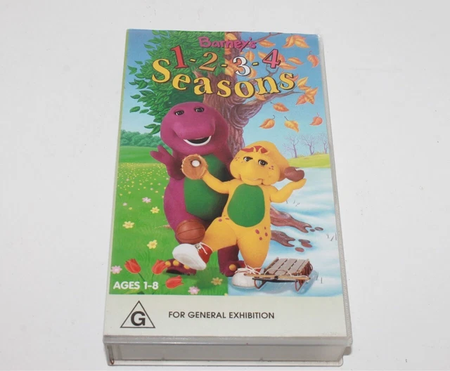 BARNEY - BARNEYS 1-2-3-4 Seasons (VHS, 1996) £6.82 - PicClick UK