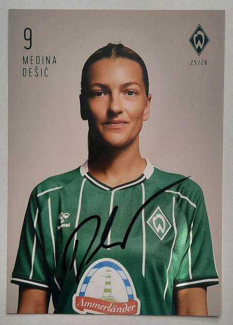 MEDINA DESIC AUTOGRAMMKARTE Saison 2025/2026 SV Werder Bremen EUR 1,99 ...