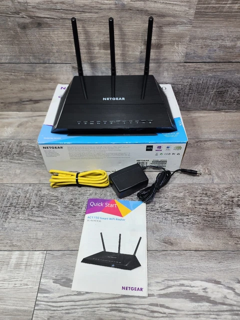 NETGEAR NIGHTHAWK SMART/GAMING WiFi Router (R6400) AC1750 Wireless ...