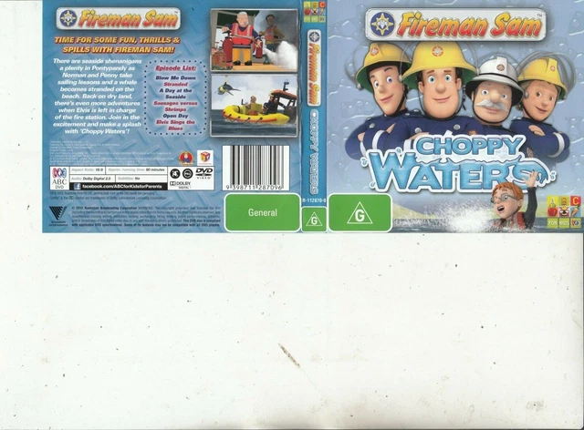 FIREMAN SAM : CHOPPY WATERS (6 Episodes) - 2012 ABC for Kids DVD Issue ...
