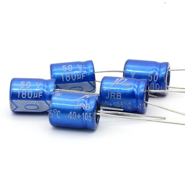 5X CONDENSATEUR JB capacitors 180uF 50V 10x12mm -159con382 EUR 3,19 ...