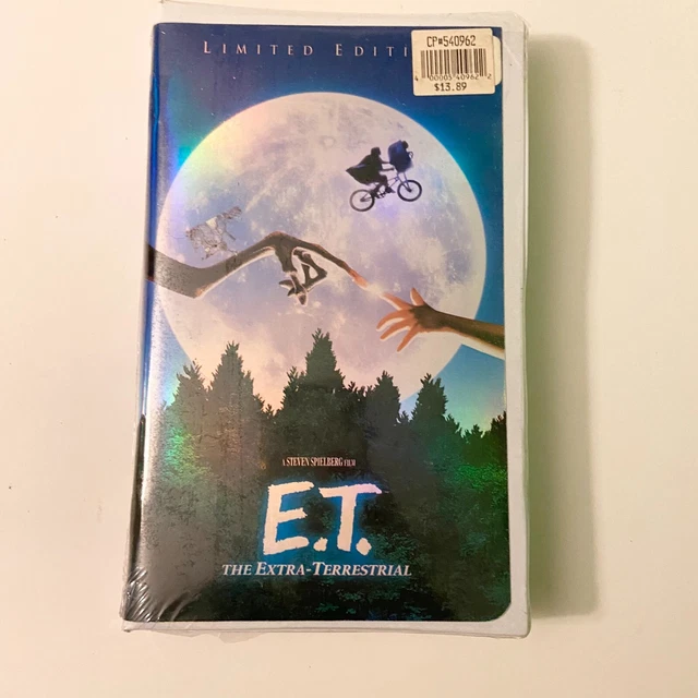 2002 ET THE Extra Terrestrial VHS Video Tape Limited Edition Clamshell ...