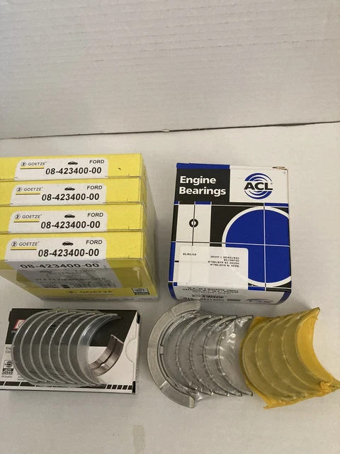 FORD FIESTA ST150 2.0 Big End Conrod Shells + Mains + Piston Rings N4Ja ...