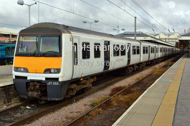CLASS 321 321350, 4 car EMU, in Abellio Greater Anglia White at Norwich ...