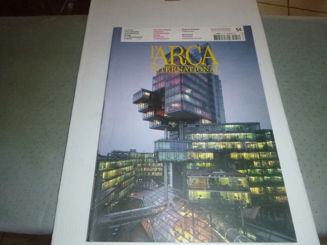 MAGAZINE ARCHITECTURE L' Arca International N° 54 Septemb 2003 Francais ...