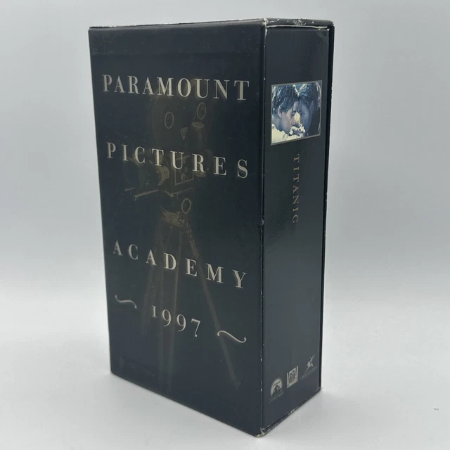 TITANIC VHS TAPE Paramount Academy 1997 Screener DiCaprio Winslet ...