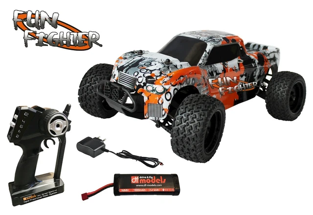 DF MODELS RC Buggy 1:10 Funfighter Truck 4WD 2,4Ghz Rtr EUR 176,46 ...