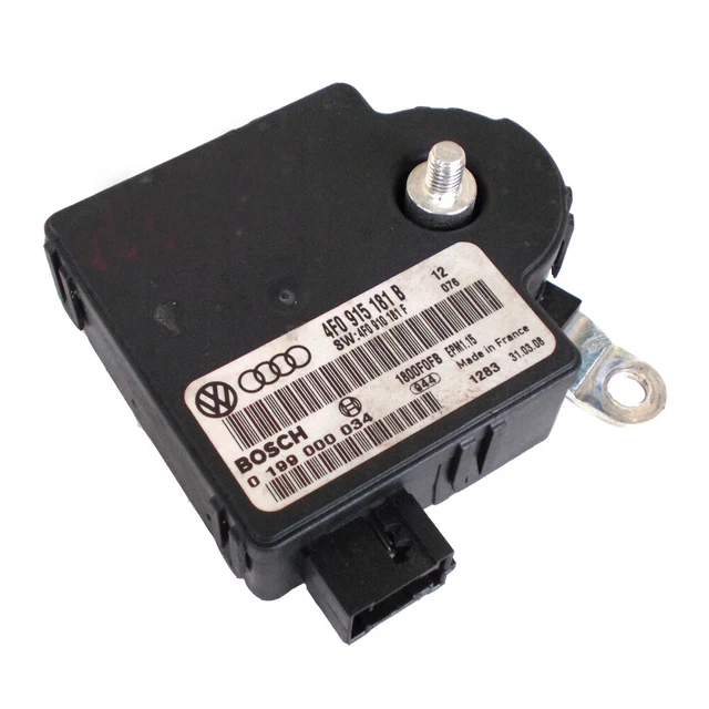 BOSCH UNITÉ DE Commande Batterie Audi A6 C6 Module 4F0915181B ...