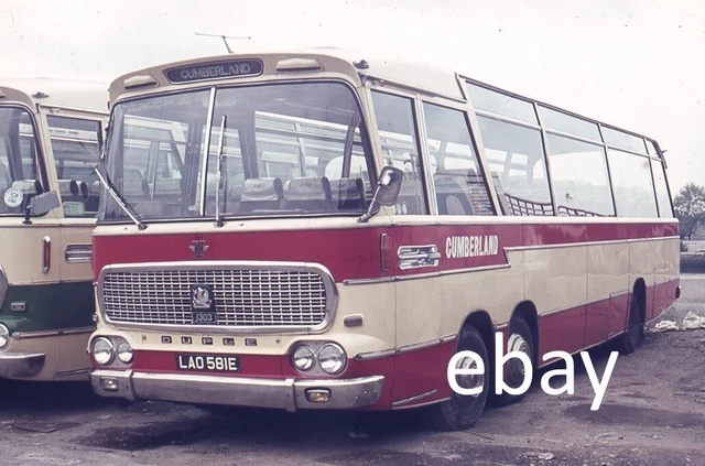 ORIGINAL 35MM BUS SLIDE CUMBERLAND LAO581E BEDFORD VAL DUPLE NORTHERN 4 ...