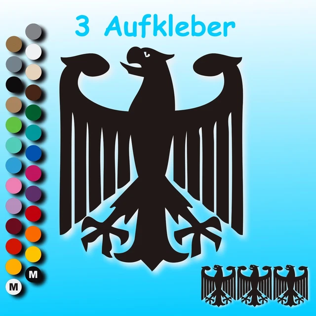 A012# BUNDESADLER ADLER Deutschland Aufkleber Autoaufkleber Sticker EUR 5,49 - PicClick DE