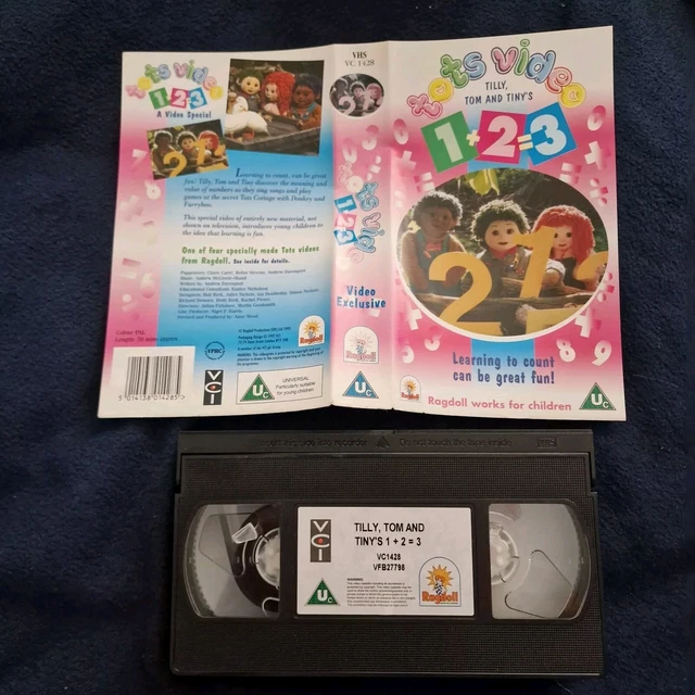 TOTS TV TILLY Tom And Tiny's Learning to Count..... VHS £34.99 ...