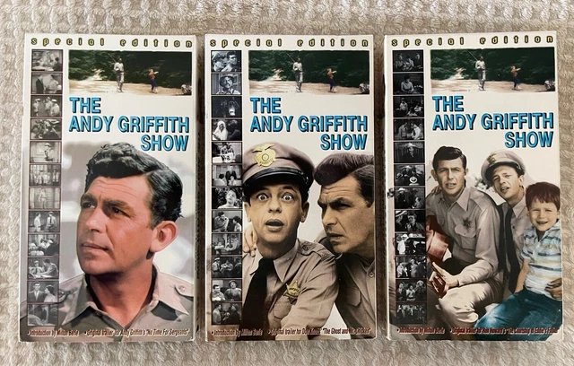 ANDY GRIFFITH SHOW VHS Box Set Special Edition 3-Tape Lot Classic TV ...