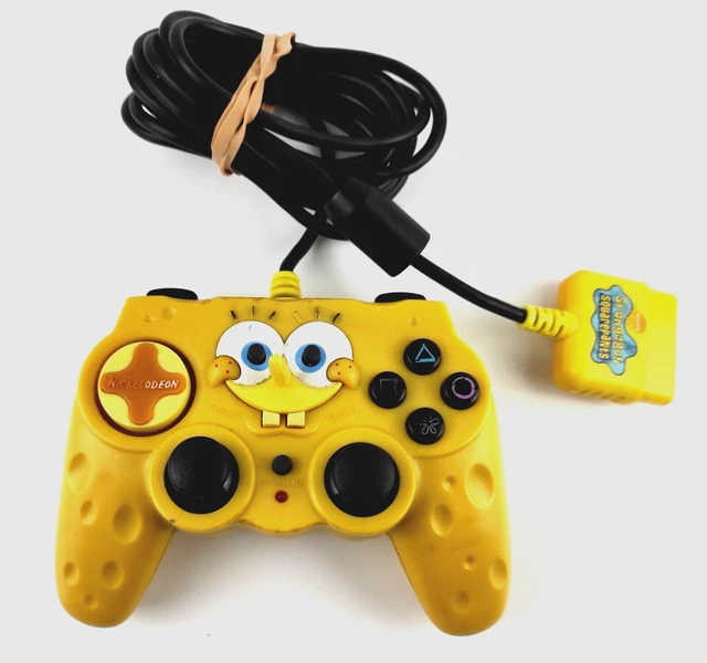 RARE SPONGEBOB SQUAREPANTS Nickelodeon Playstation 2 PS2 Controller £27 ...