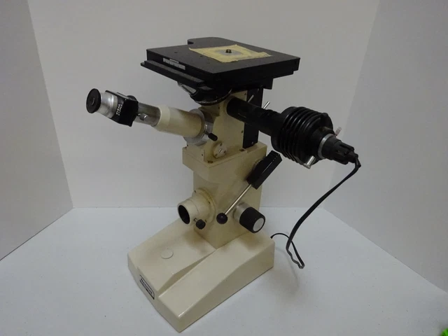 MIKROSKOP UNITRON NEOMET Stage Umgekehrte Metallograph Japan Optik Wie ...