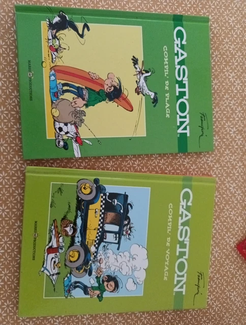 GASTON LAGAFFE COMPIL De Voyage & De Plage / Lot 2 Bd Franquin Total ...