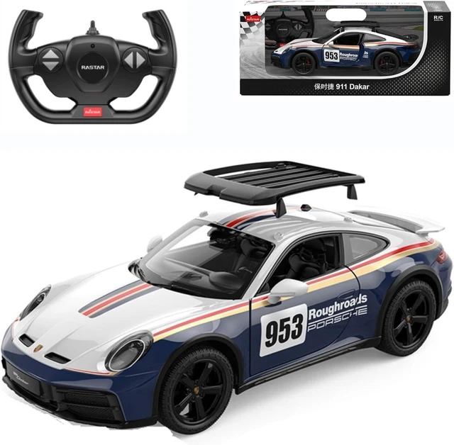 1:14 SCALE RC Off-Road Car – Rally Blue Remote Control Model with LEDs ...