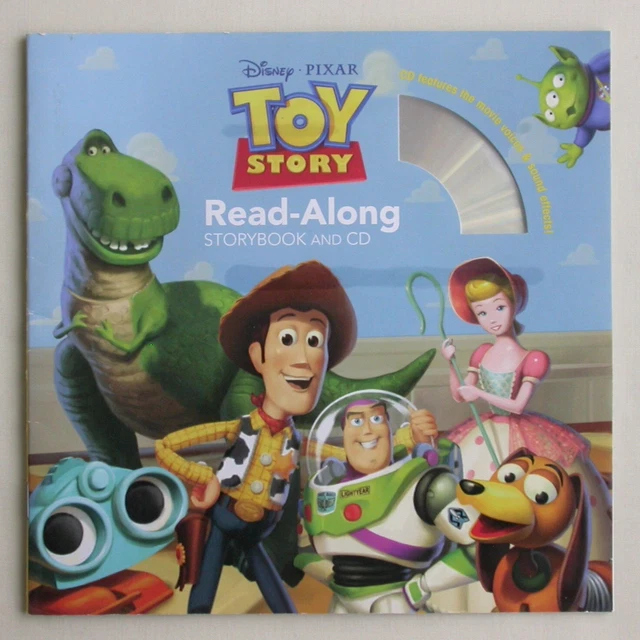 TOY STORY READ-ALONG Storybook & CD~ Disney PIXAR~ CD uses original ...