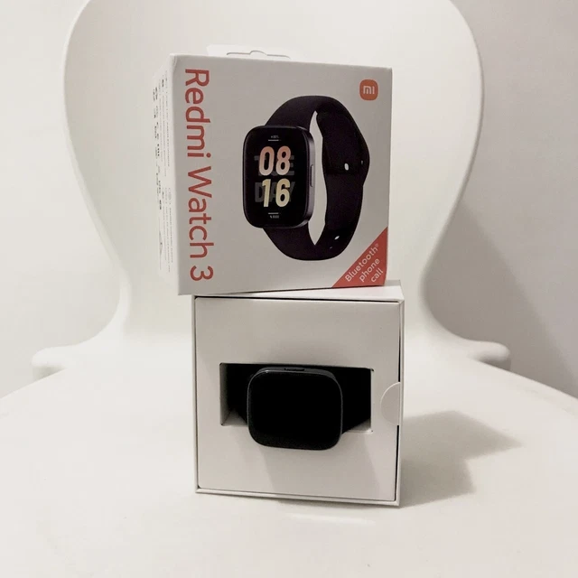 XIAOMI REDMI WATCH 3 42,6mm Cassa Nera con Cinturino in Silicone Nero ...