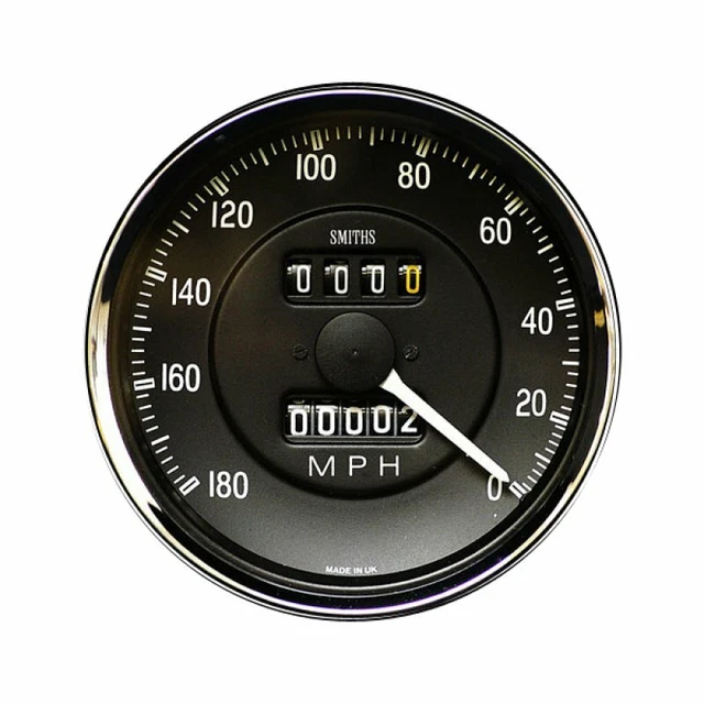 SMITHS AC COBRA Speedometer - Anticlockwise as original - 0-180 mph £ ...