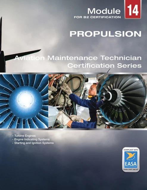 EASA PART-66 MODULE M14 B2 Study book - Propulsion £43.90 - PicClick UK