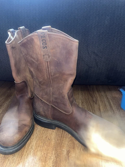 RED WING PECOS 1105 Mens Size 11.5 D Pull-On Work Boot USA Made £101.83 ...