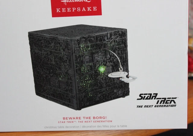 HALLMARK KEEPSAKE 2025 Star Trek Beware the Borg Light Sound Table ...
