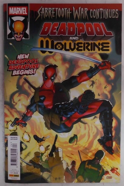 DEADPOOL AND WOLVERINE magazine comic 12/12/2024 Sabretooth War ...