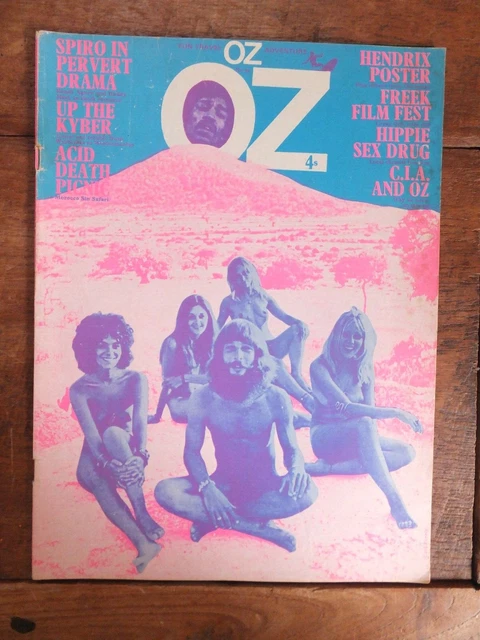 OZ MAGAZINE ISSUE 30 October 1970 Fun Travel Adventure Hendrix ...