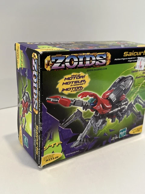 HASBRO ZOIDS SAICURTIS Beetle New Sealed Box 2002 wind up 1/72 scale ...