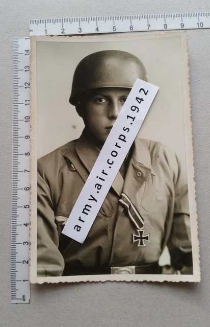 WW2 REPRO PHOTO Picture Portrait German Paratrooper Fallschirmjäger ...