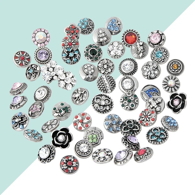12 PC INLAY Buttons for Crafts Charm Jewelry Charms Findings $18.69 ...