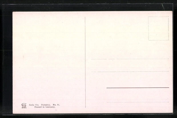 CARTOLINA D'ARTISTA FRIEDRICH Perlberg: Gerico, persone in costume ...