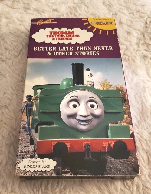 THOMAS & FRIENDS Better Late Then Never VHS 1990 Release RINGO STARR ...