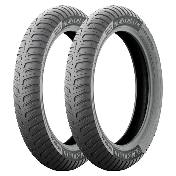 TYRE PAIR MICHELIN 3.50 -10 59J + 110/70-13 48S City Extra EUR 260,33 ...