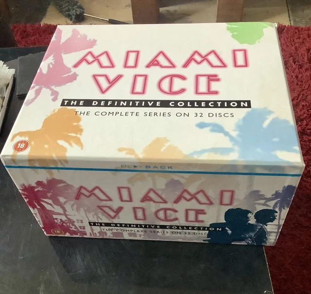 MIAMI VICE THE Definitive Collection The Complete Series On 32 Discs £36.00 - PicClick UK