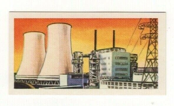 COMET SWEETS MODERN Wonders 1961. Nuclear Power Station, Calder Hall ...
