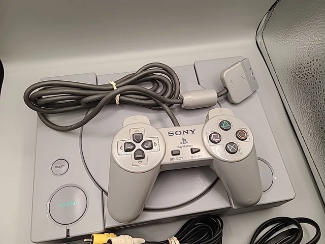 SONY PLAYSTATION 1Classic Gray Console System Ps1 Cords Controller ...