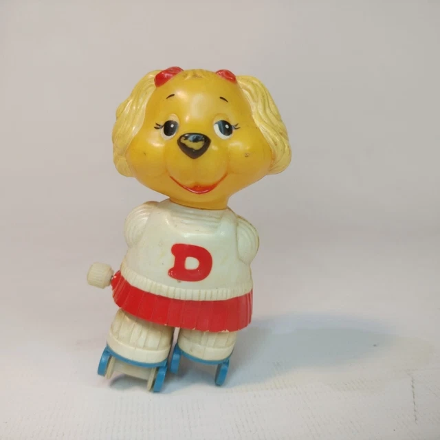 DOTTY DOG SKATES 4" Wind-Up Wheelies Tomy Figure Get Along Gang 1984 ...