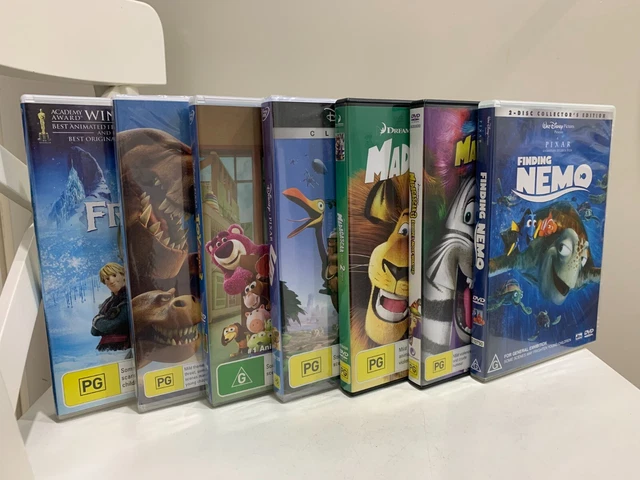 FAMILY ANIMATION BUNDLE DVD PAL Region 4 Bulk Lot of 7 Movies Disney ...