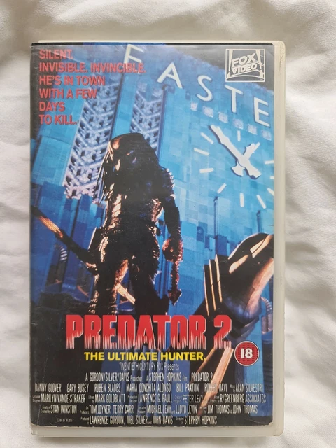 PREDATOR 2 - VHS - Ex Rental Big Box - CBS Fox. £20.00 - PicClick UK