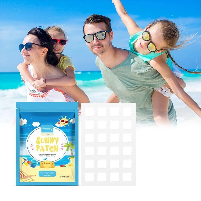 SUNNY PATCH UV Detection Stickers for Preventing Sunburn Waterproof ...