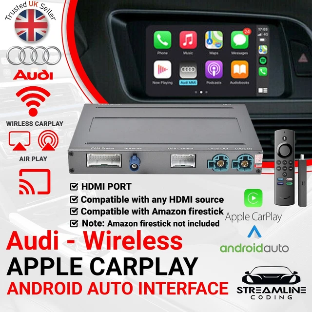 AUDI WIRELESS APPLE Carplay Android Auto Interface Retrofit A4 A5 S4 S5 ...