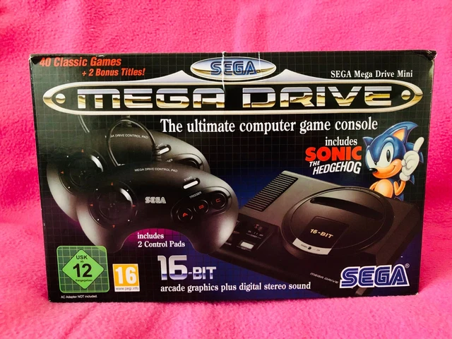 SEGA MEGA DRIVE Mini Console with 40 Classic Built In Games in Original Box £285.00 - PicClick UK