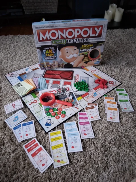HASBRO GAMING MONOPOLY Cash Decoder Family Board Game 2-6 Players £9.03 ...