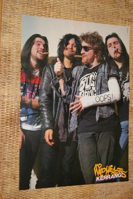 THE WILDHEARTS BAND large A3 size glossy magazine music promo ART ...