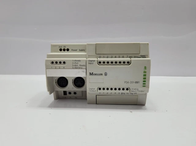 MOELLER PS4-201-MM1 COMPACT Programmable Logic Controller Module EUR ...