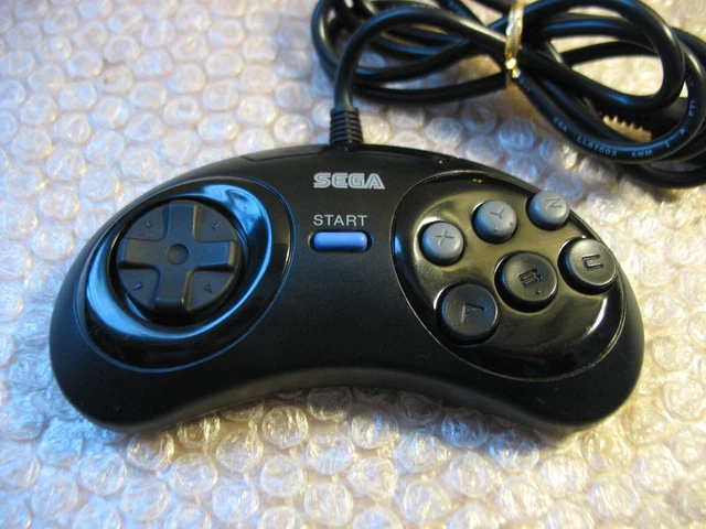 BOXED OFFICIAL JOYPAD 6 Buttons Controller Sj-6000 Sega Megadrive Jap ...