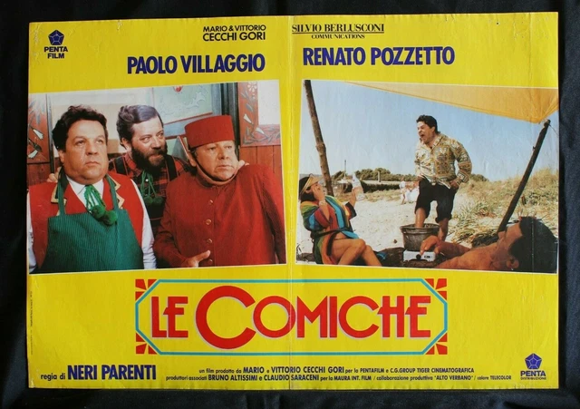 LE COMICHE - Parenti, Villaggio, Pozzetto - FOTOBUSTA ORIGINALE 1990 ...