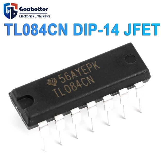 DIRECT PLUG TL084CN DIP-14 Linear Instrumentation/Quad Op Amp Chip IC Four-Way £1.91 - PicClick UK