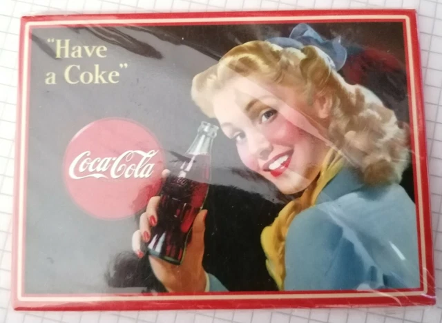 MAGNETE CALAMITA FRIGO Vintage COCA COLA Have a Coke New metal magnet ...